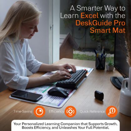 DeskGuide Pro Smart Mat for Excel – 90 Below