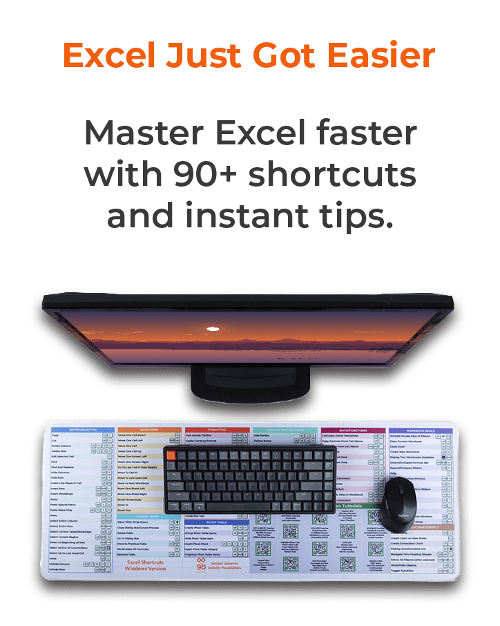 DeskGuide Pro Smart Mat for Excel – 90 Below